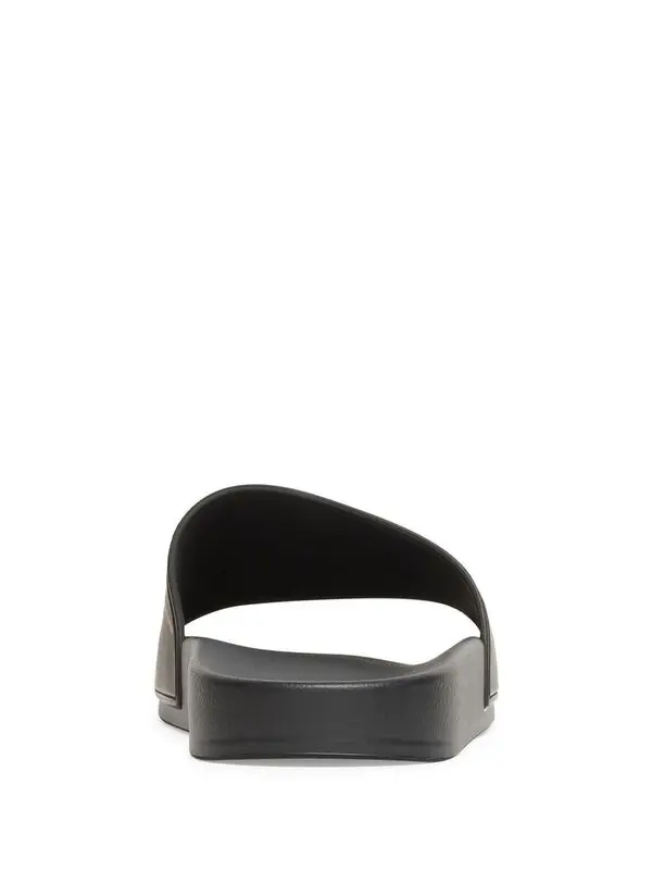 Balenciaga Logo Print Flat Slides
