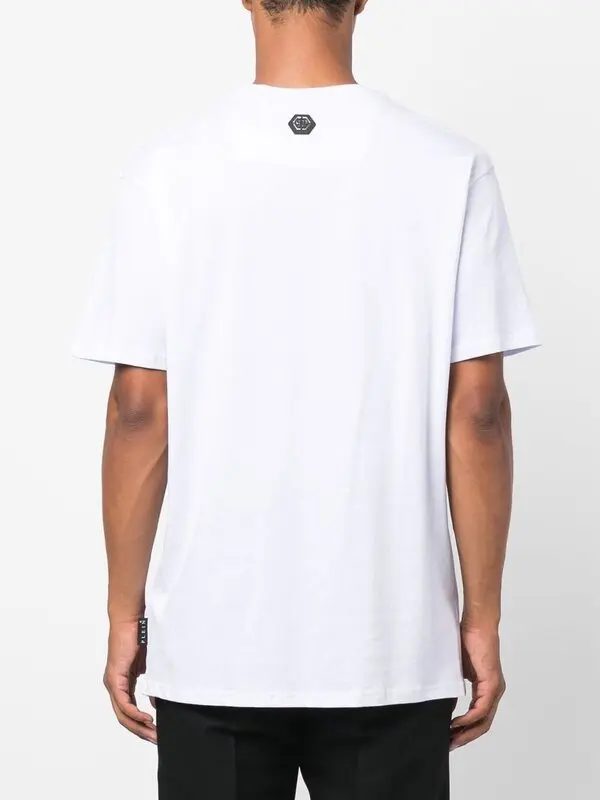Philipp Plein Flocked Logo-print T-shirt
