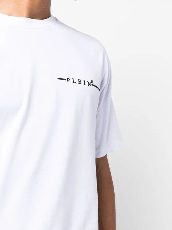 Philipp Plein Flocked Logo-print T-shirt