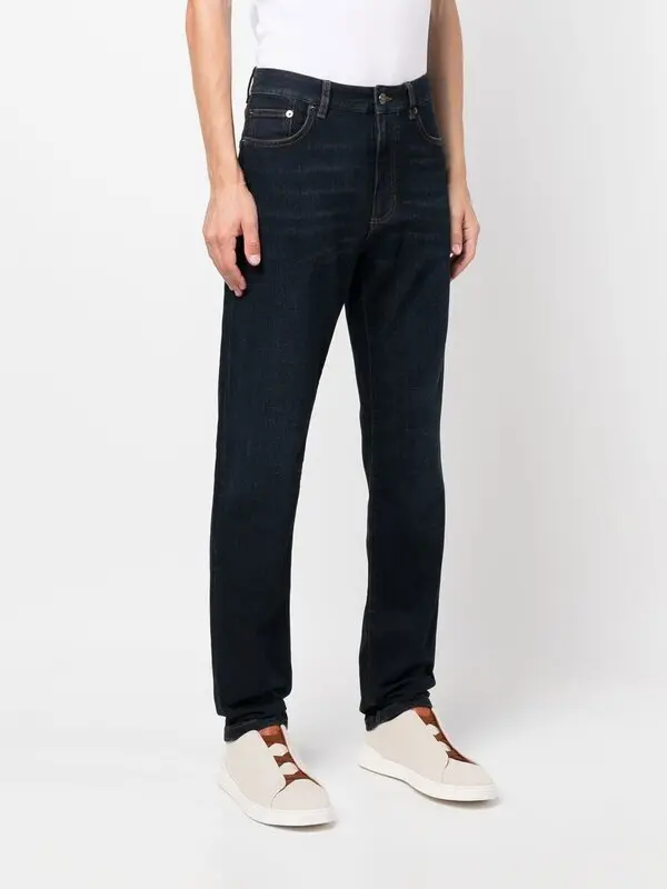 Zegna Slim-fit Jeans - Blue