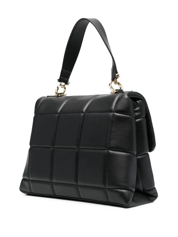 Moschino Quilted Top Handle Bag
