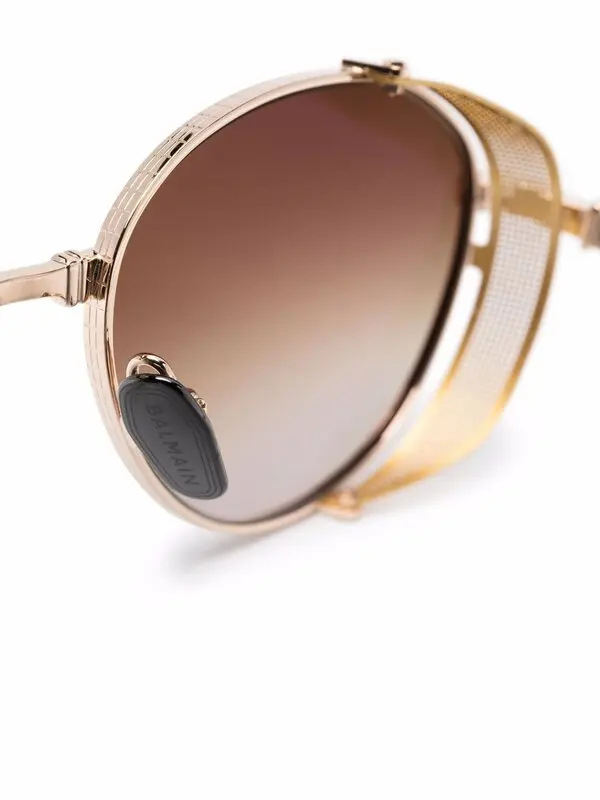 Balmain 3d Goggle-style Sunglasses