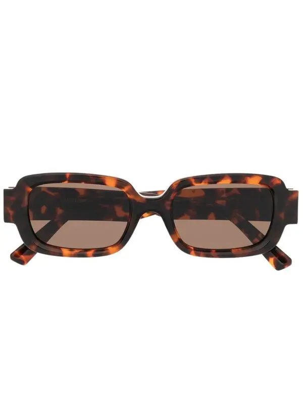 AMBUSH Thia Rectangle-frame Sunglasses - Brown