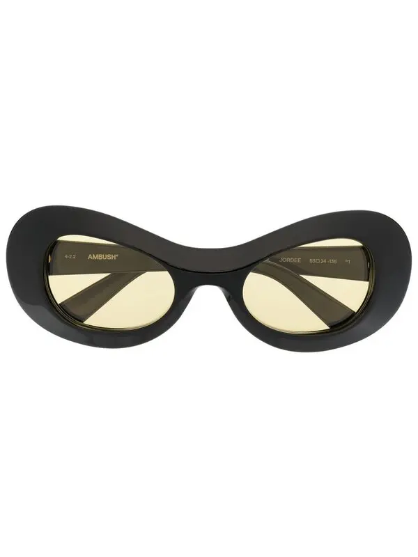 AMBUSH Jordee Round-frame Sunglasses - Black