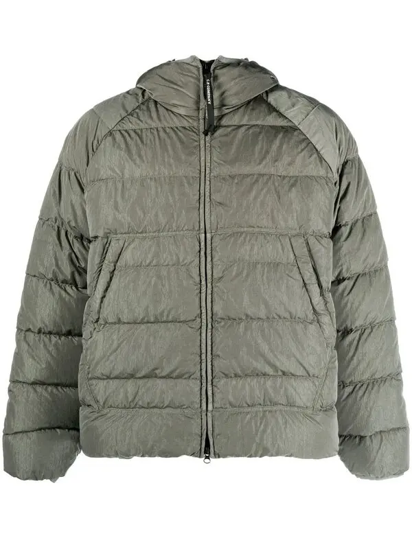 C.P. COMPANY Eco-chrome R Hooded Down Jacket