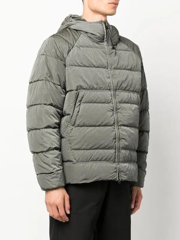 C.P. COMPANY Eco-chrome R Hooded Down Jacket