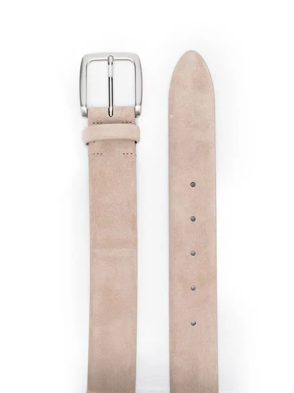 MOORER Textured Buckled Belt