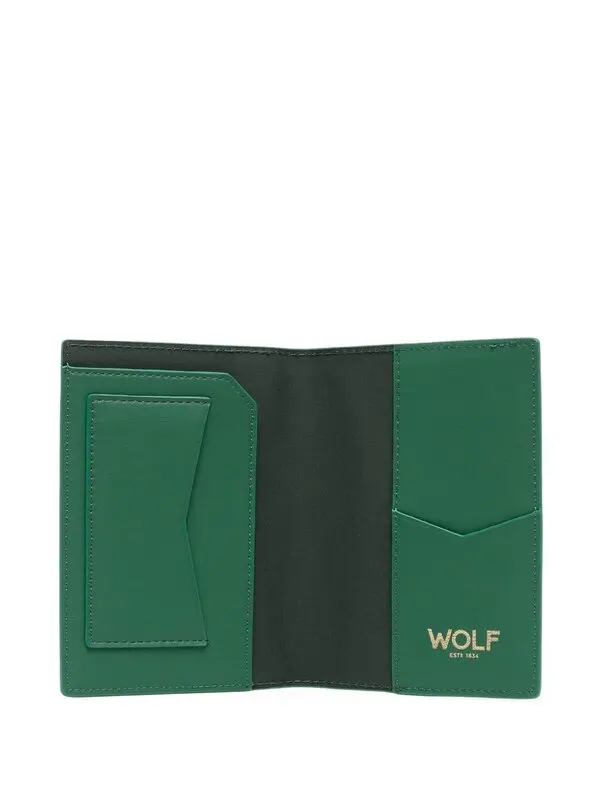 Wolf Logo Print Bi-fold Cardholder