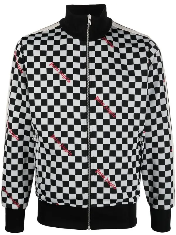 Palm Angels Damier-print Track Jacket