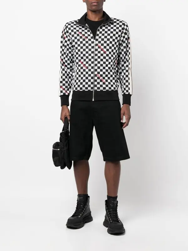 Palm Angels Damier-print Track Jacket
