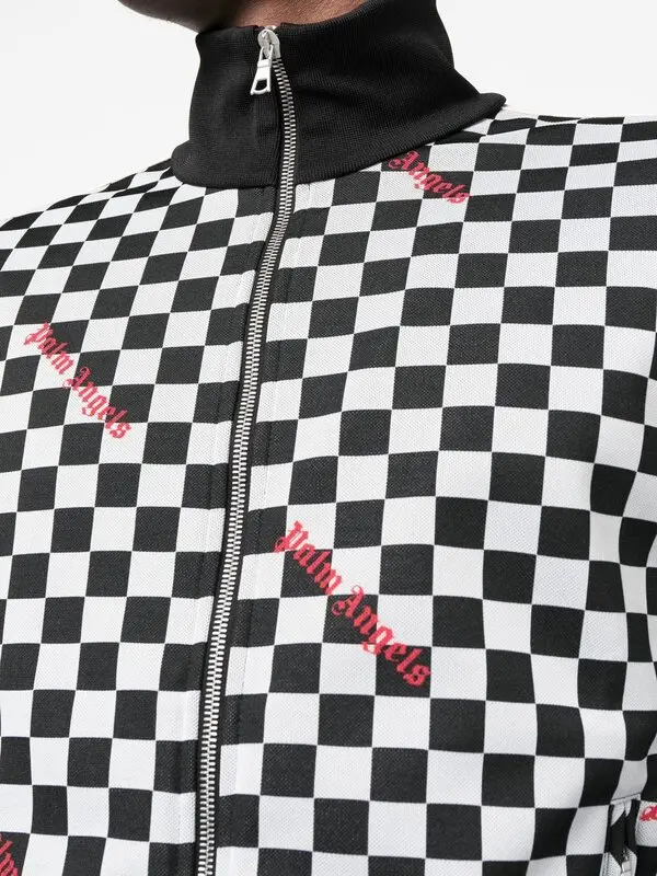 Palm Angels Damier-print Track Jacket