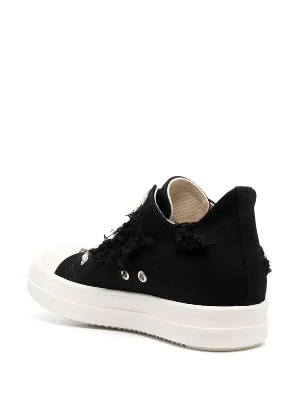 Rick Owens Destroyed Low-top Sneakers