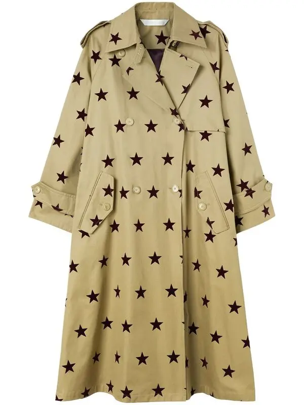 Palm Angels Stars Trench Coat