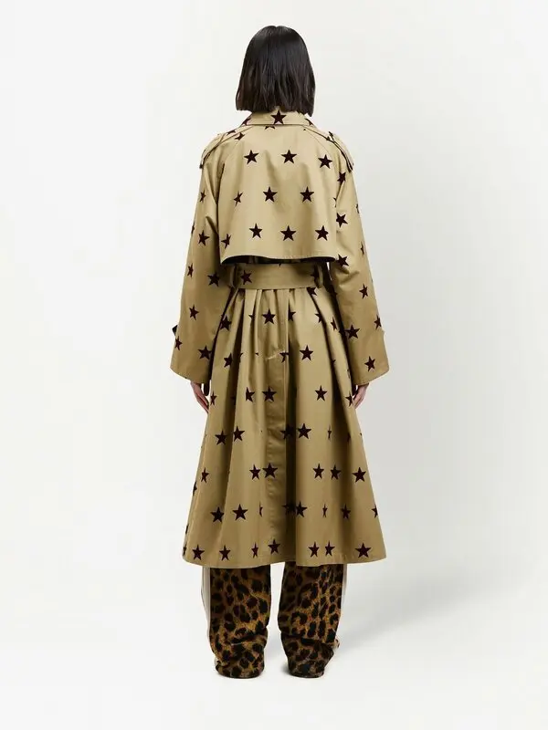 Palm Angels Stars Trench Coat