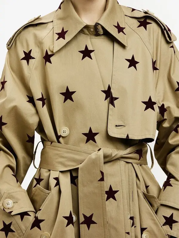 Palm Angels Stars Trench Coat
