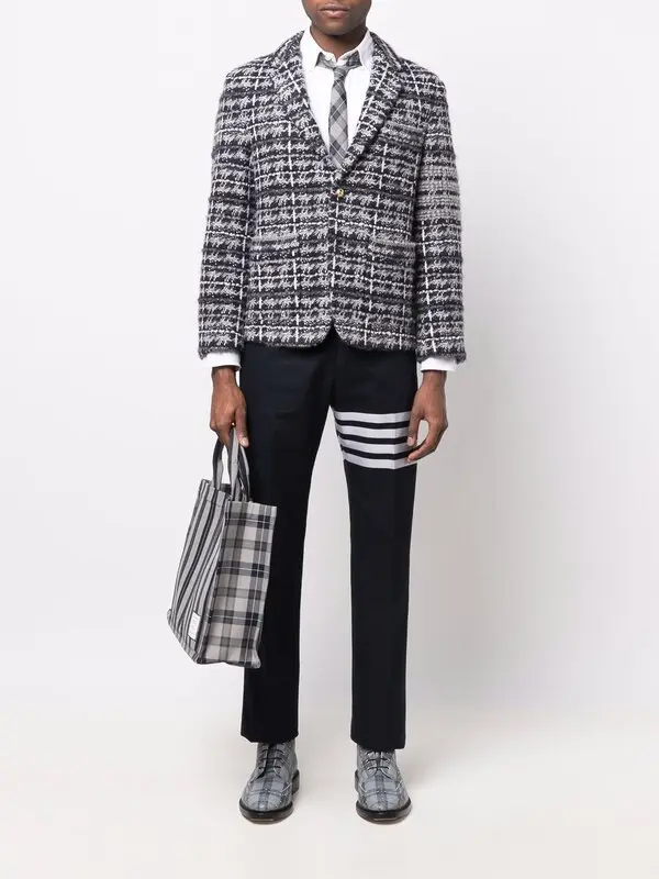 Thom Browne Tweed Single-breasted Blazer