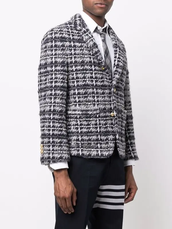 Thom Browne Tweed Single-breasted Blazer