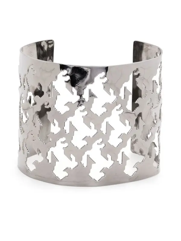 FERRARI Logo-detail Cuff Bracelet