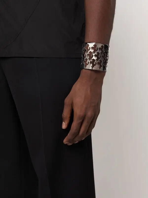 FERRARI Logo-detail Cuff Bracelet