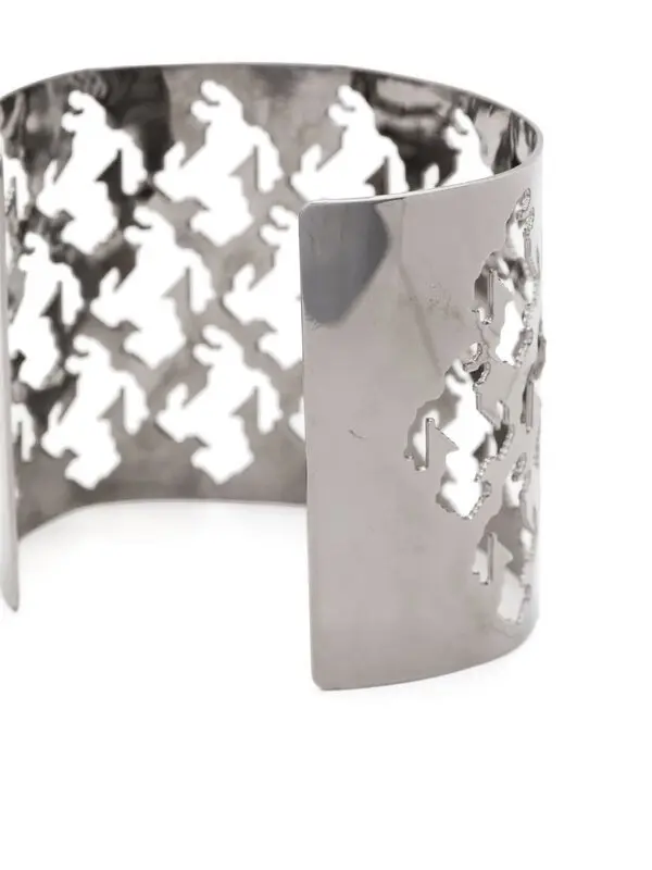 FERRARI Logo-detail Cuff Bracelet
