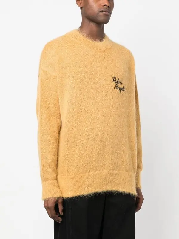 Palm Angels Palm-motif Crew-neck Jumper