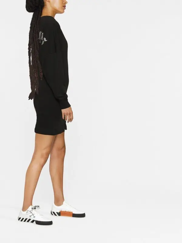 slim fit dress slacks Threadbare Women's Black Sequin Bow Embellished Knitted Jumper Dress main image 0