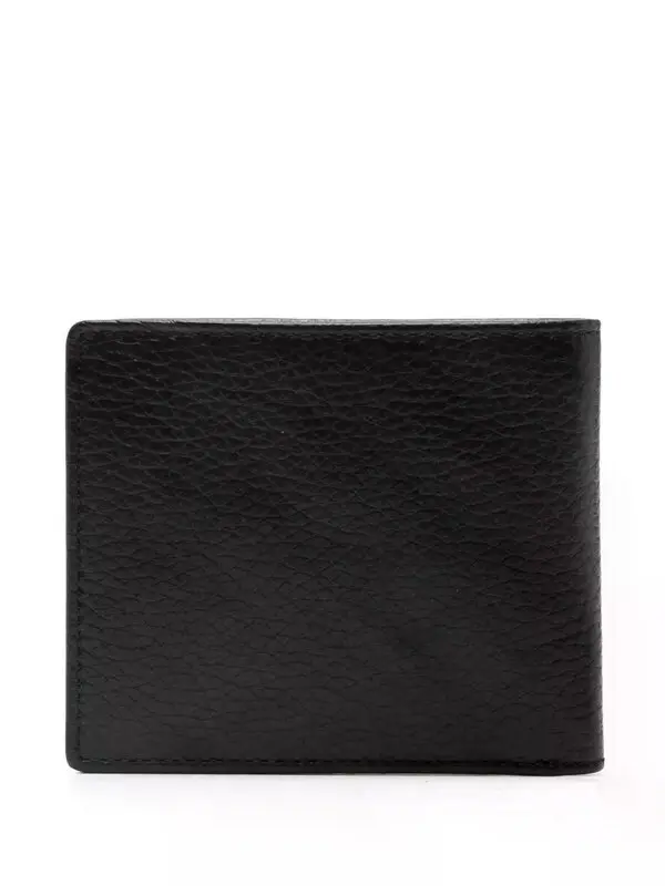 DIESEL® Bi-fold Coin S Leather Wallet - Black
