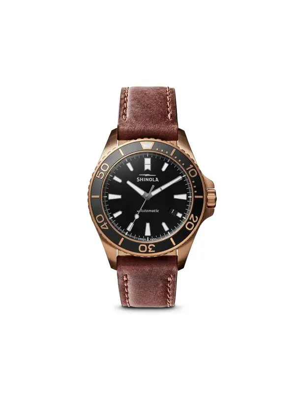 Shinola The Bronze Monster 43mm - Black