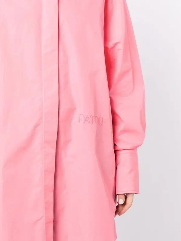 PATOU Oversize Long-sleeve Cotton Shirt