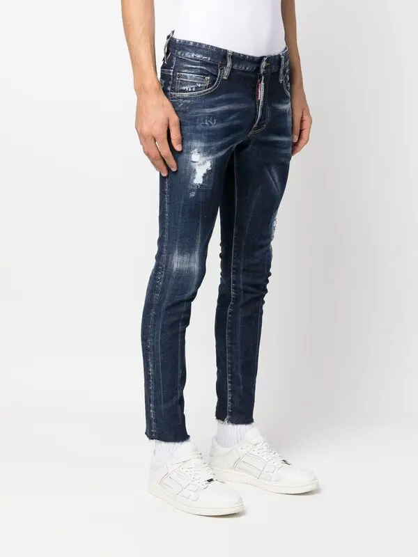Dsquared2 Distressed Slim-fit Jeans