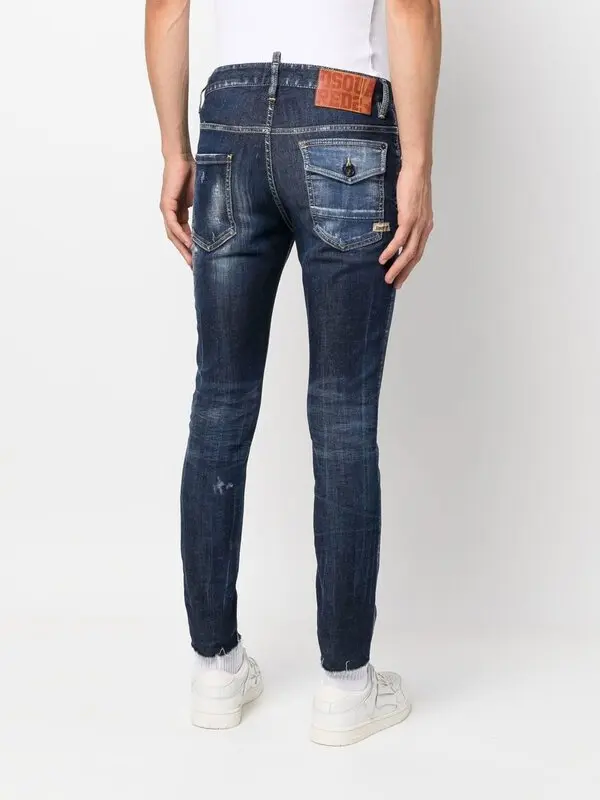 Dsquared2 Distressed Slim-fit Jeans