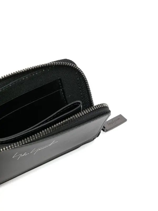 Yohji Yamamoto Logo-print Leather Wallet