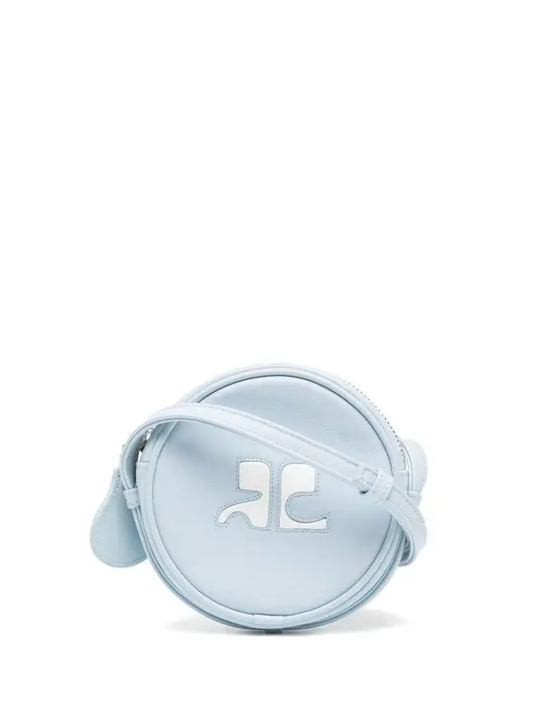 COURREGES Small Reedition Circle Bag - Blue