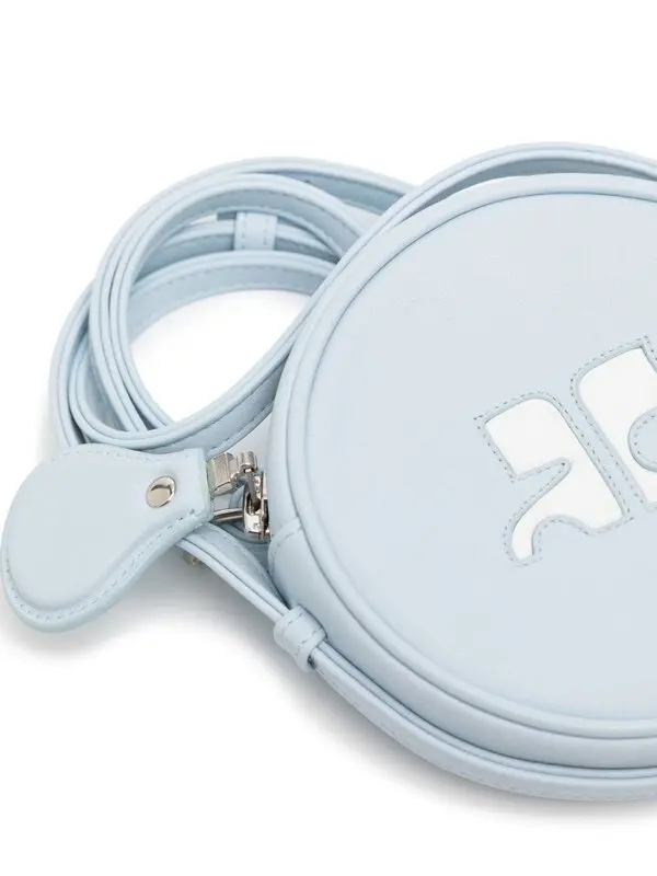 COURREGES Small Reedition Circle Bag - Blue