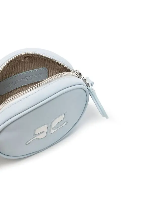 COURREGES Small Reedition Circle Bag - Blue