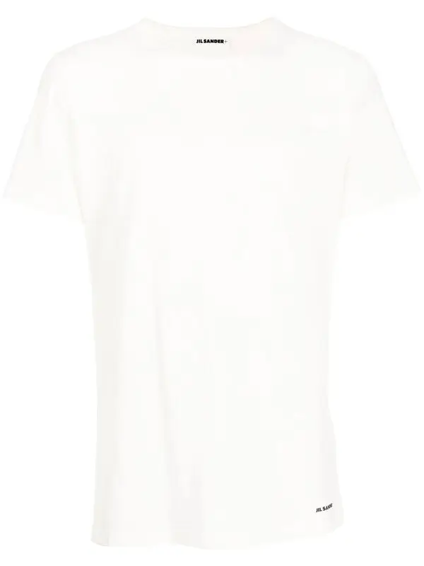 JIL SANDER Crew-neck Fitted T-shirt - White