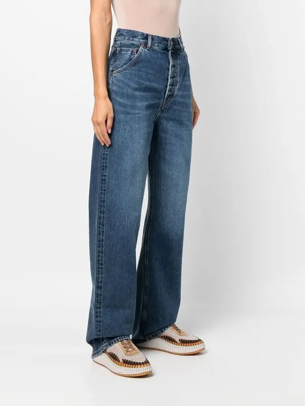 Chloé High-rise Wide-leg Jeans