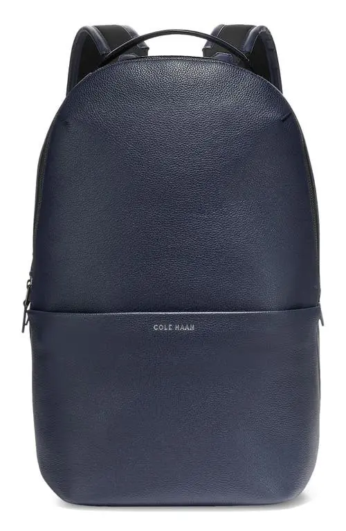 Cole Haan Triboro Leather Backpack - Navy Blazer