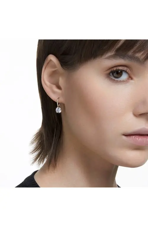 SWAROVSKI Stilla Huggie Hoop Earrings - Yellow