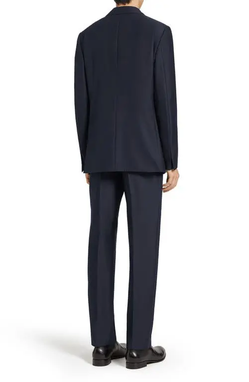 Zegna Trofeo 600 Wool & Silk Tuxedo - Navy