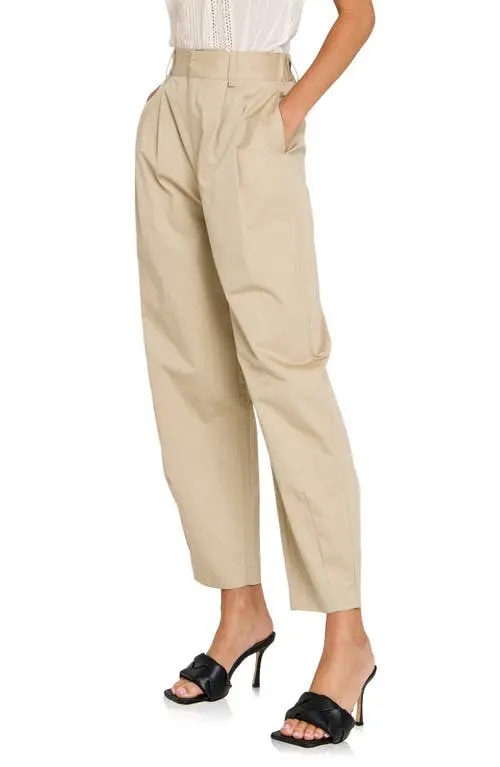 English Factory High Waist Pleated Trousers