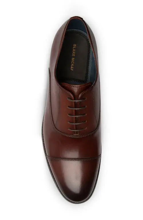 BLAKE MCKAY Mcneil' Cap Toe Oxford - Brandy