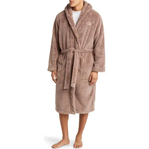 UGG Beckett Fleece Hooded Robe - Allspice
