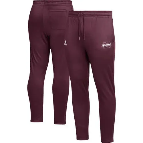 Adidas Mississippi State Bulldogs Aeroready Tapered Pants - Maroon