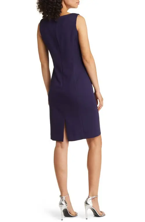 Tahari Asl Jacket And Sheath Dress In Midnight Navy 25% Off