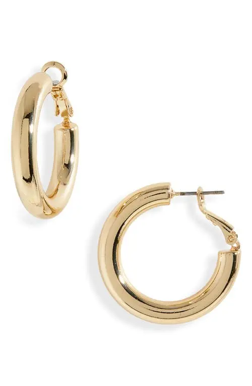Nordstrom Tube Hoop Earrings - Gold