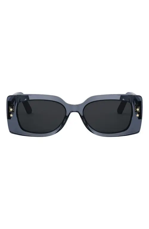 Dior Pacific S1u 53mm Rectangular Sunglasses - Blue/ Other / Blue