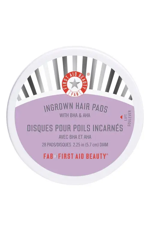 FIRST AID BEAUTY Ingrown Hair Pads With Bha & Aha - No Color