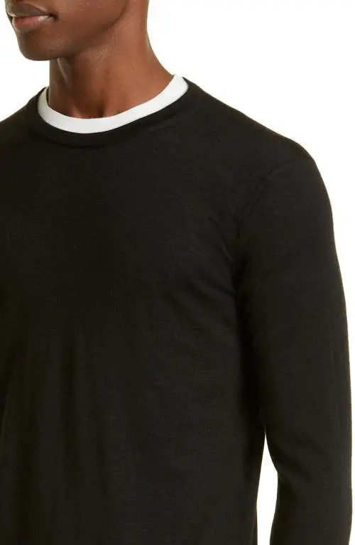 Zegna Cashseta Cashmere & Silk Sweater - Black