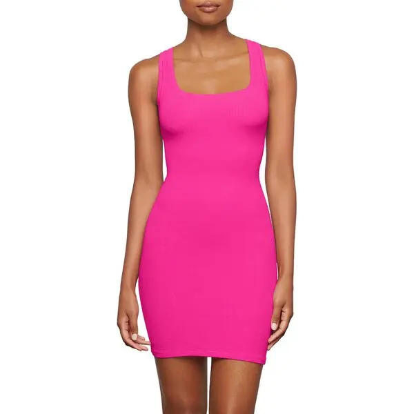 SKIMS Soft Lounge Minidress - Hot Pink